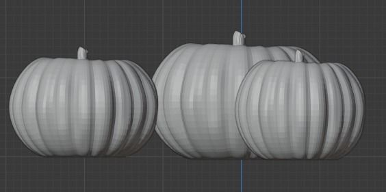 Halloween pumpkins Jack-O-Lantern 3D model | CGTrader