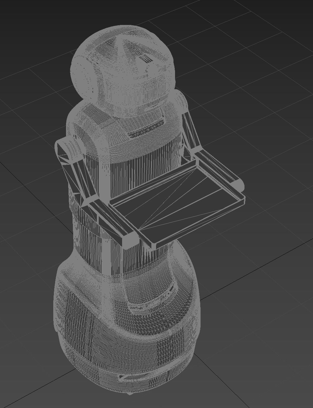 Server robot 3D model | CGTrader