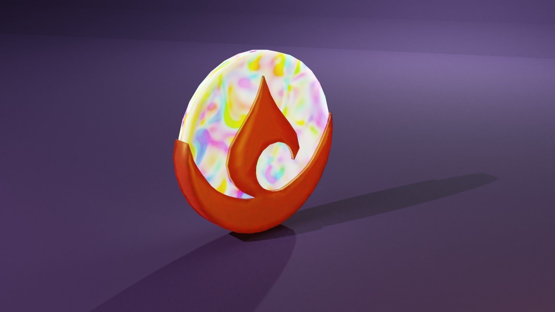 Fire Coin free VR / AR / low-poly 3D model animated | CGTrader