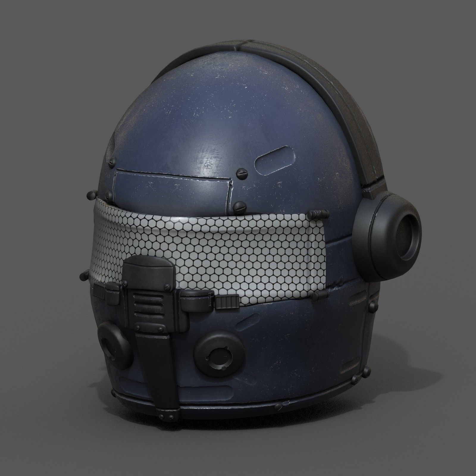 3D model Helmet scifi fantasy military combat VR / AR / low-poly | CGTrader