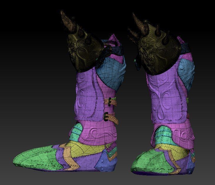 Heavy Armor Boots 3D model | CGTrader