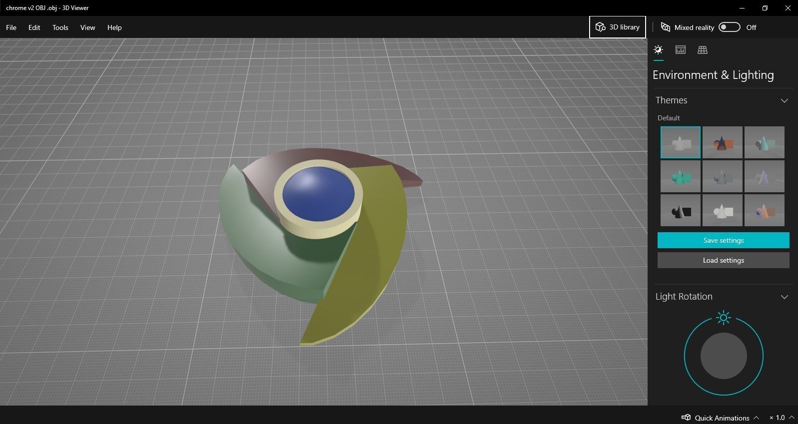 Google chrome LOGO 3D model | CGTrader