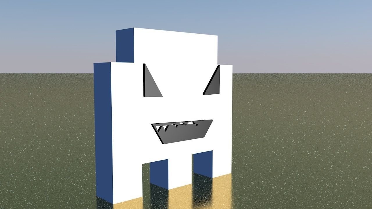 Minecraft Rigged Ghost 3D model rigged | CGTrader