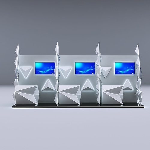 Modular Booth Design 3D model | CGTrader
