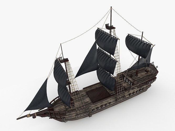 Medieval ship 3D model | CGTrader