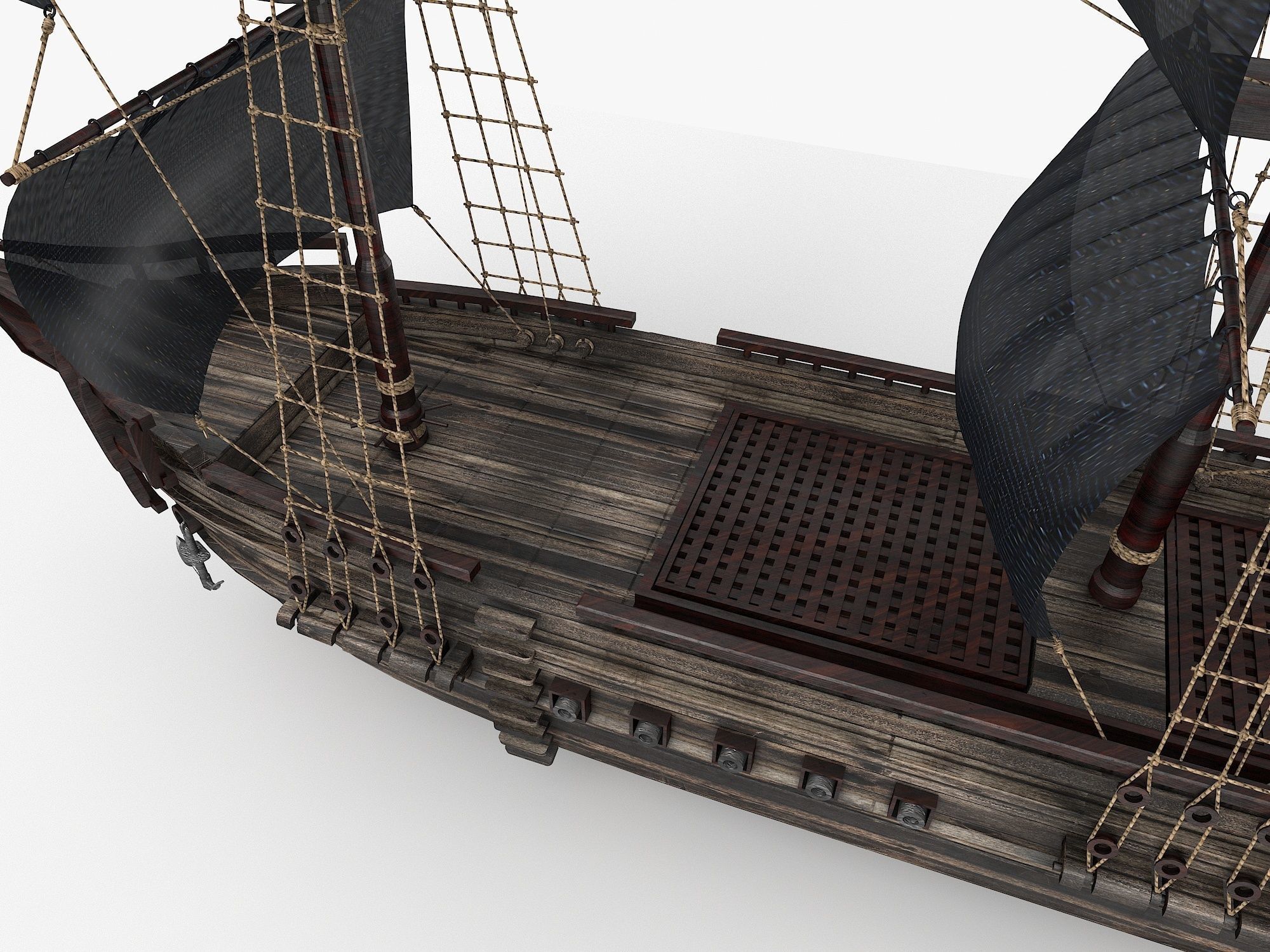 Medieval ship 3D model | CGTrader