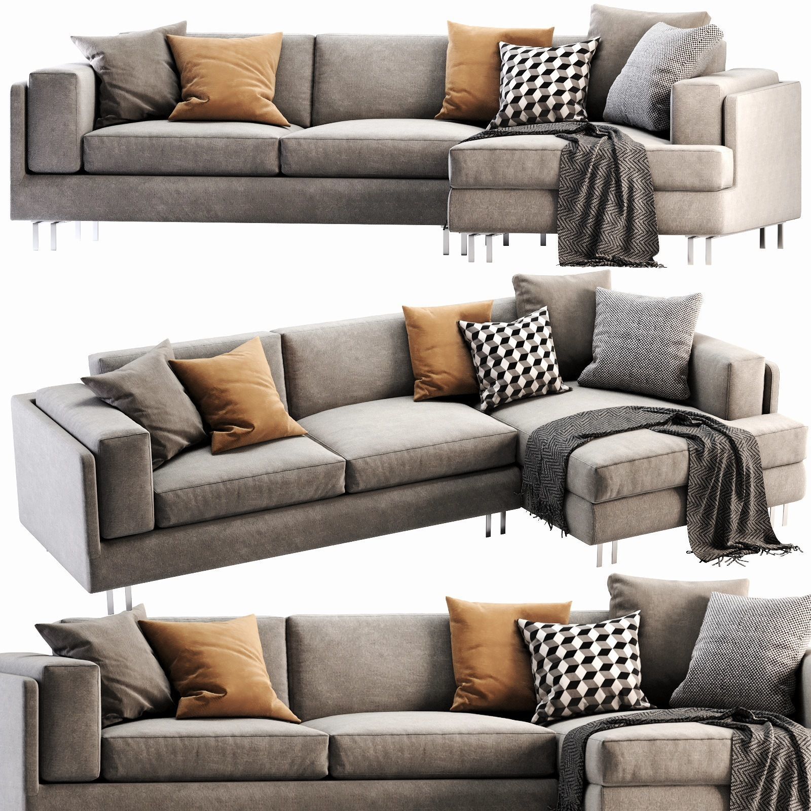 Interface Mama Chaise Lounge 3D model | CGTrader