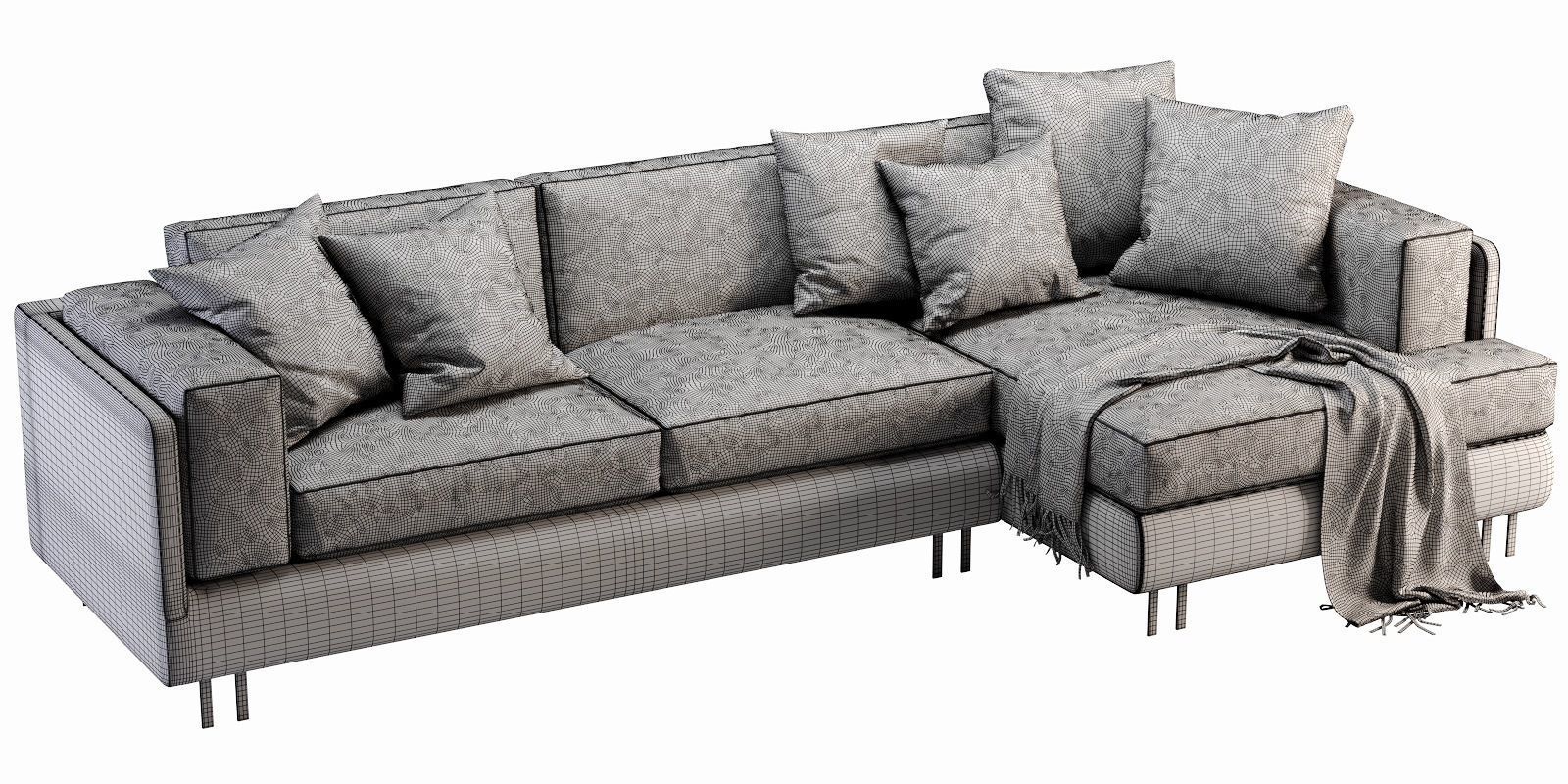 Interface Mama Chaise Lounge 3D model | CGTrader