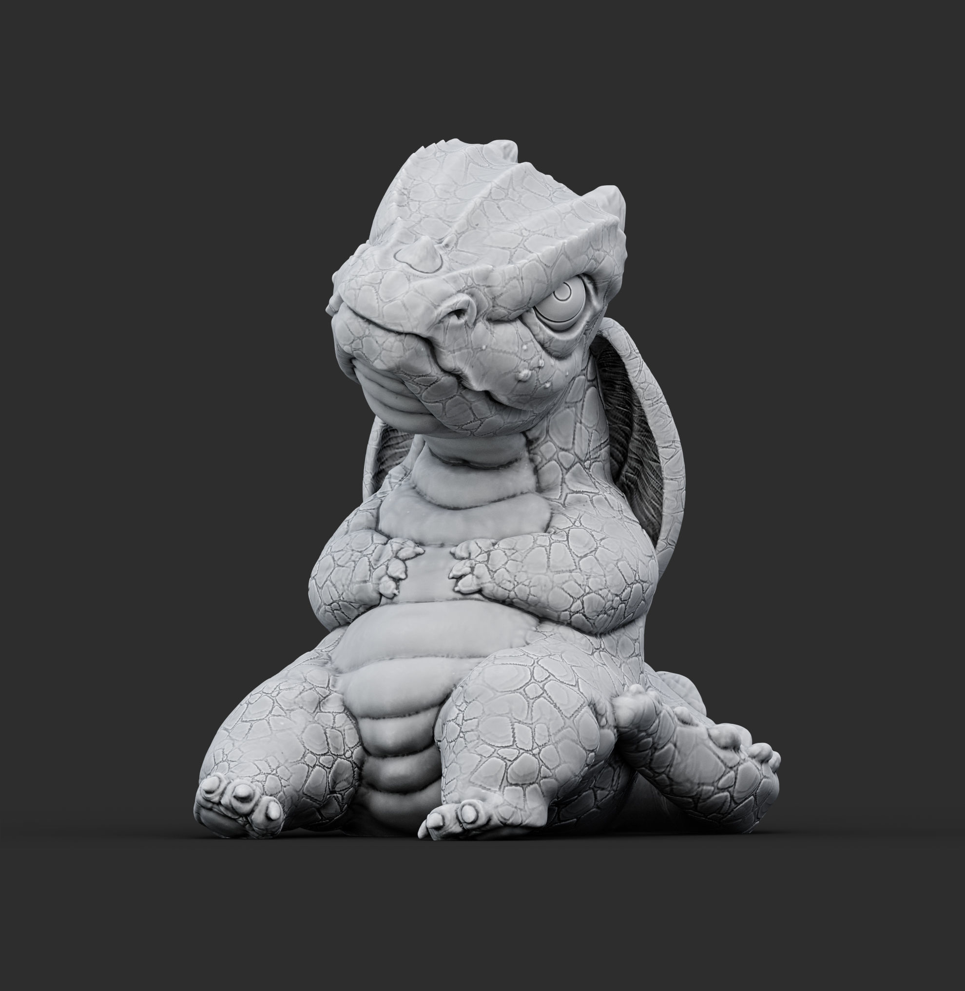 Baby dragon 3D model 3D printable | CGTrader