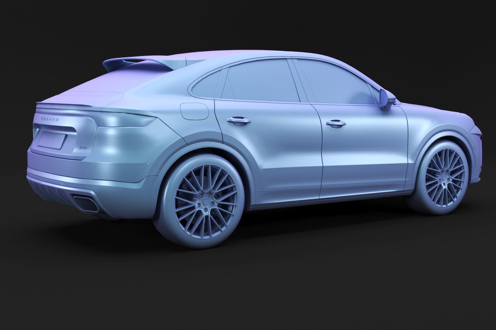 German sport SUV 3D model | CGTrader