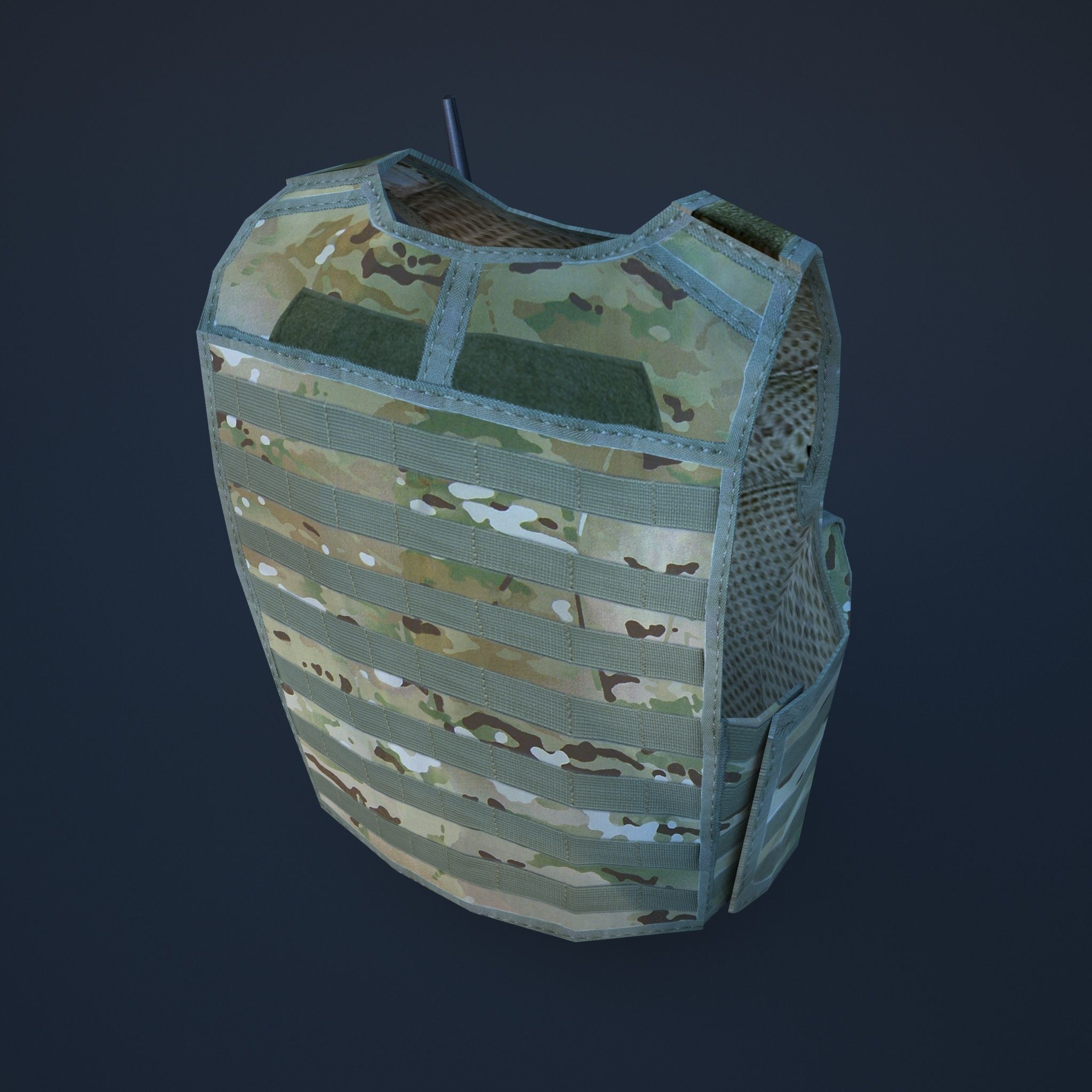 3D model body armor autumn VR / AR / low-poly | CGTrader