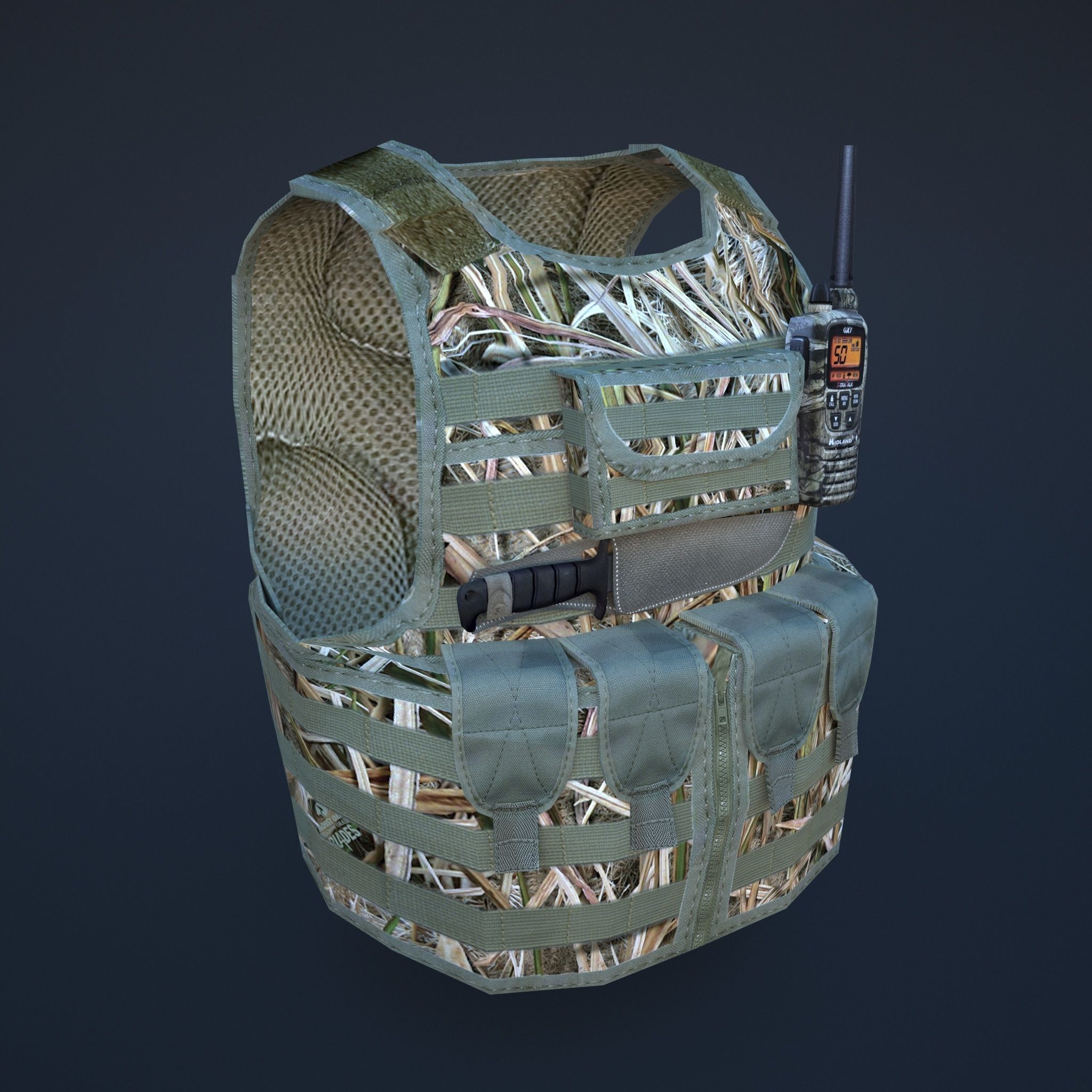3D model body armor autumn VR / AR / low-poly | CGTrader