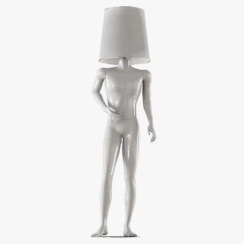 Male Mannequin Lamp 51 3D model | CGTrader