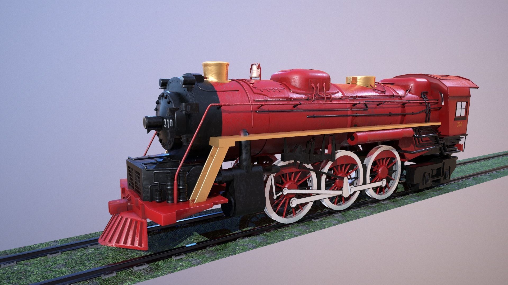 3D model Steam Engine Train Wagon VR / AR / low-poly | CGTrader