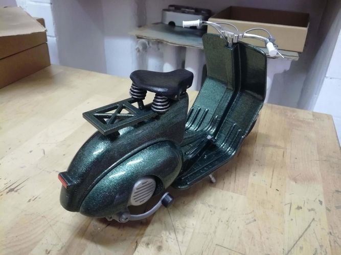 VESPA PIAGGIO 125 - 1951 FIRST MODEL 3D model 3D printable | CGTrader
