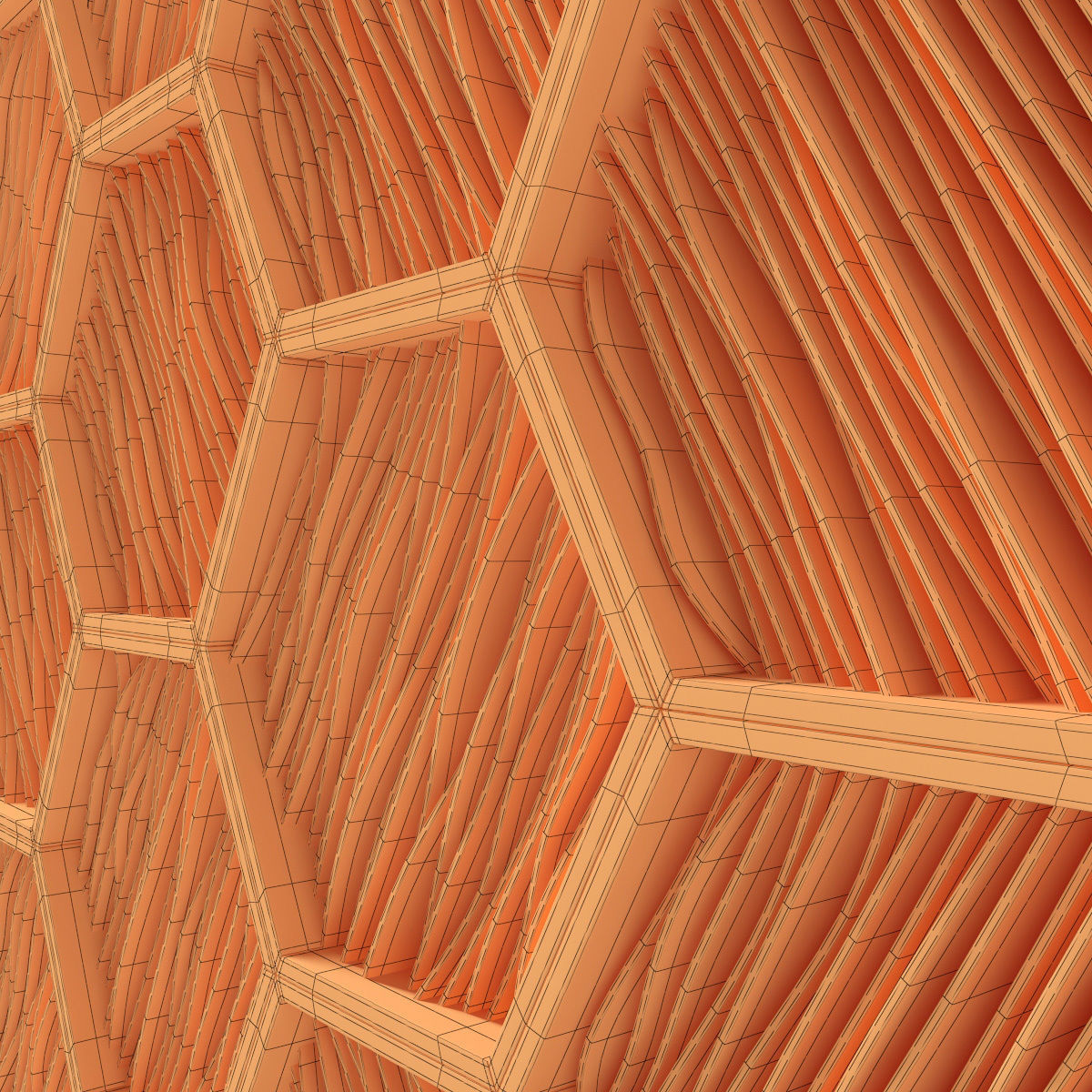 Parametric Ngon frame decor 3D model | CGTrader