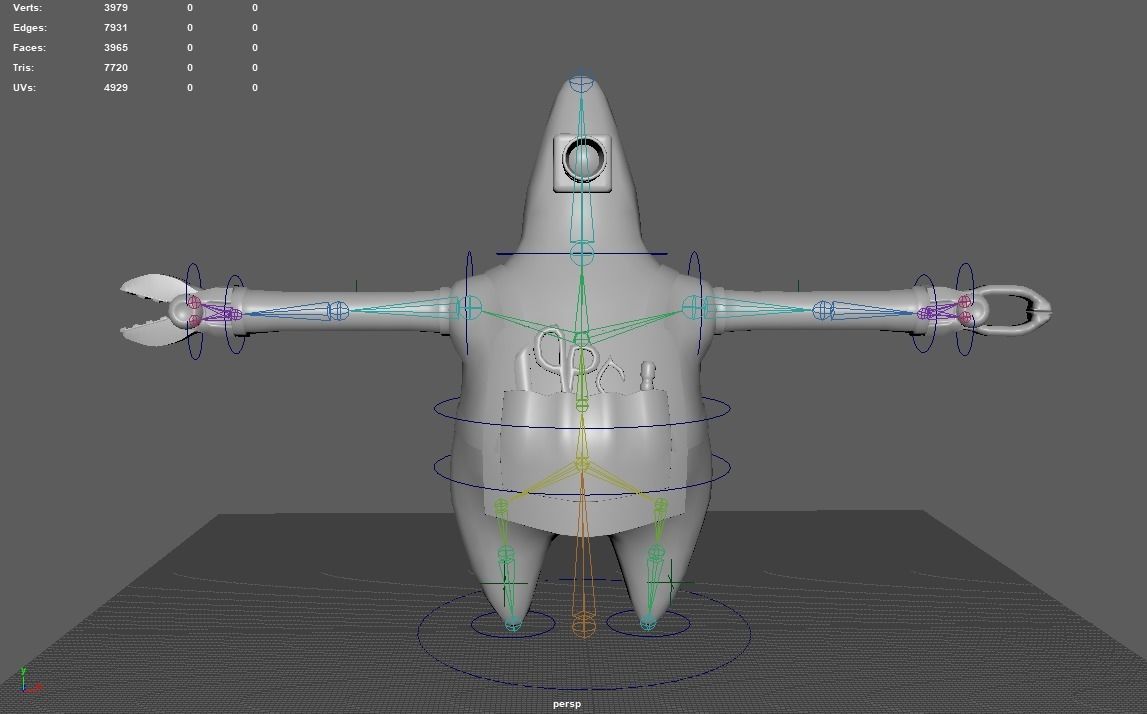 3D model Stitch Restorer VR / AR / low-poly rigged animated | CGTrader