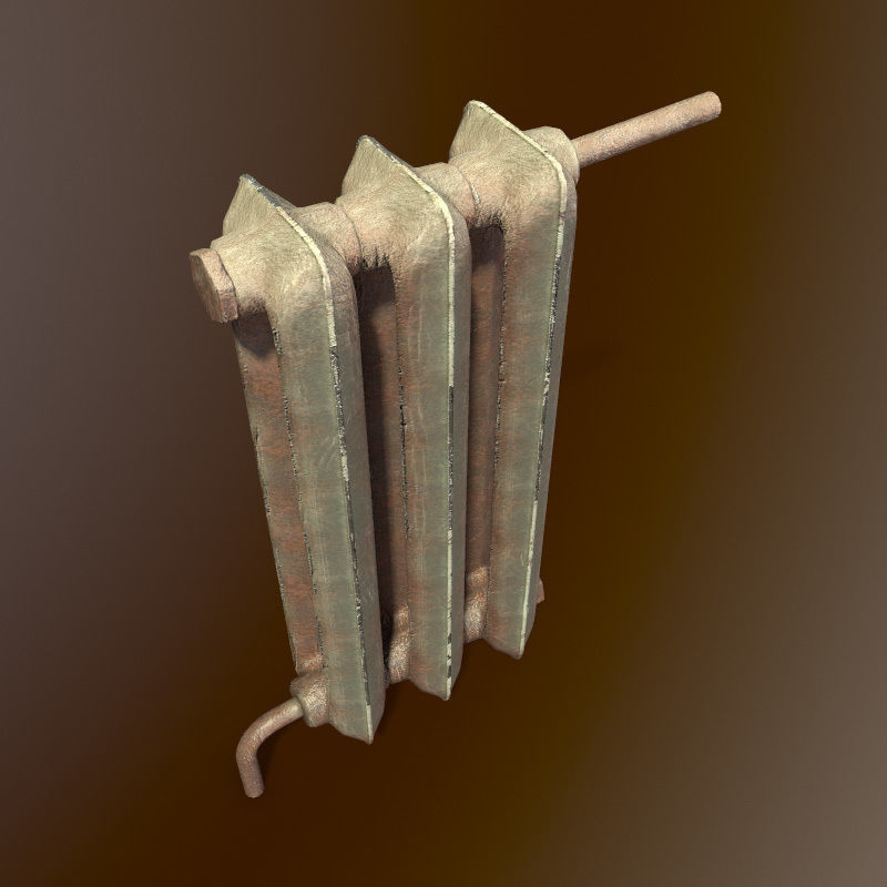 3D model Old radiator VR / AR / low-poly | CGTrader