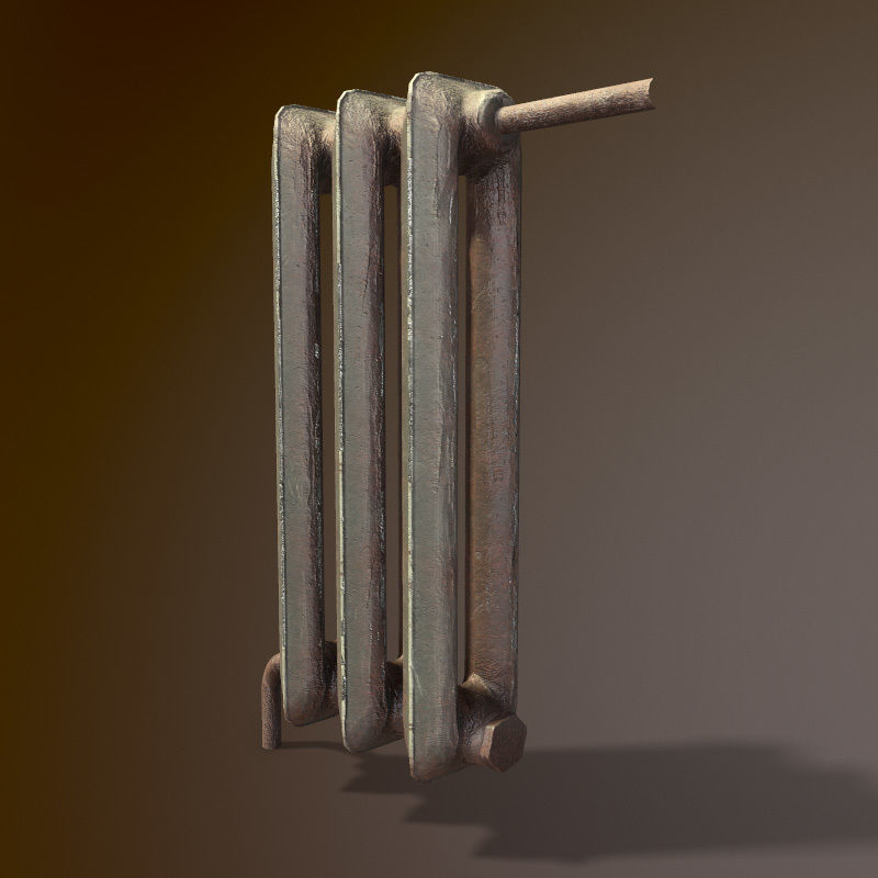 3D model Old radiator VR / AR / low-poly | CGTrader