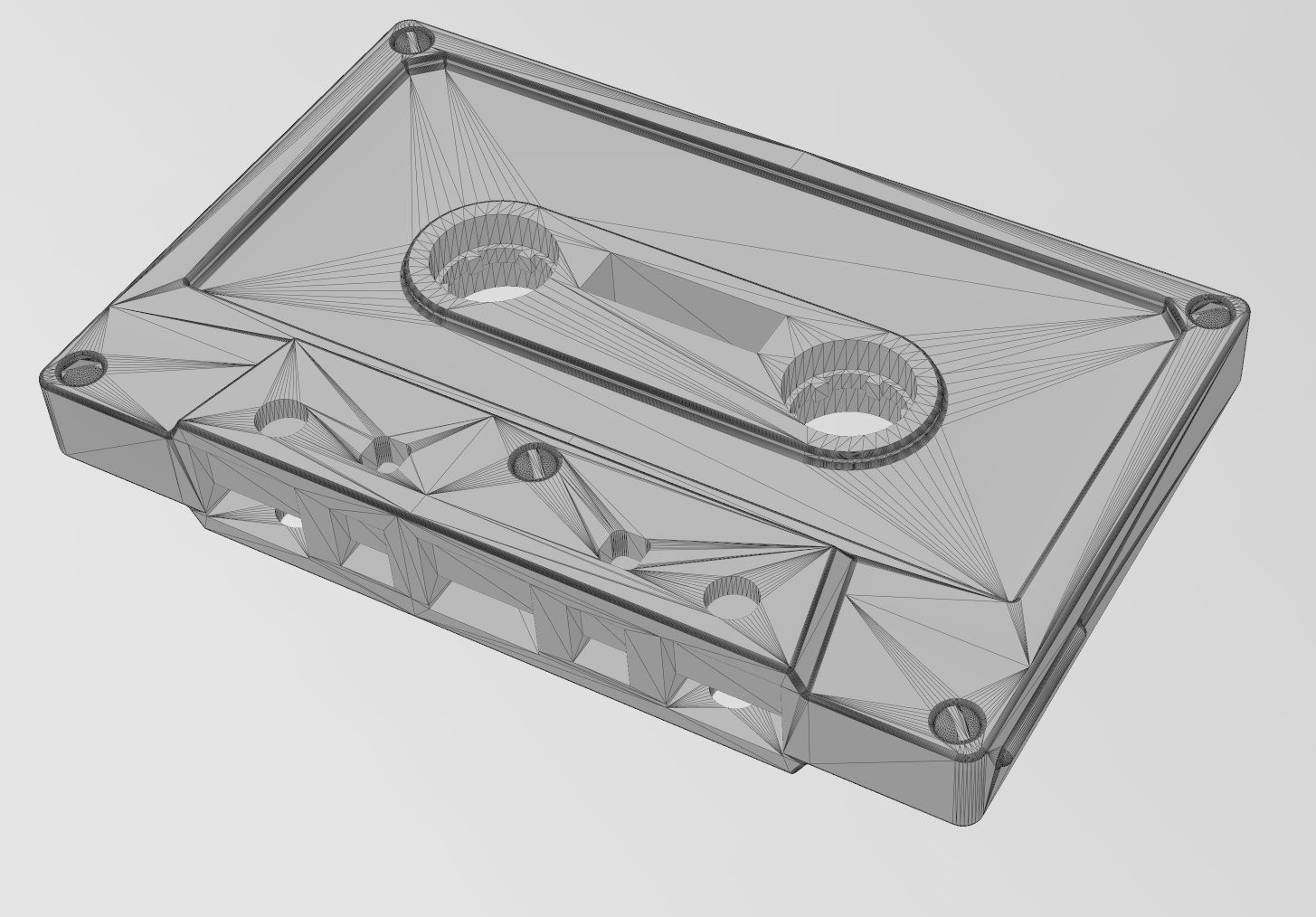 Cassette Tape replica 3D model 3D printable | CGTrader