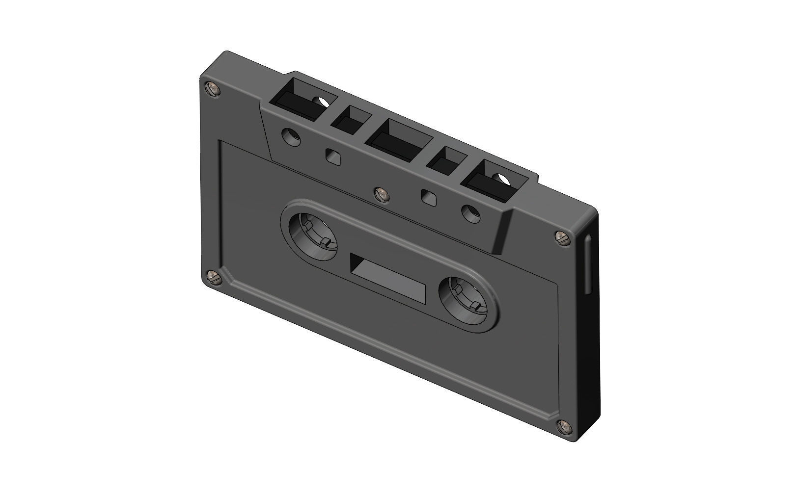 Cassette Tape replica 3D model 3D printable | CGTrader
