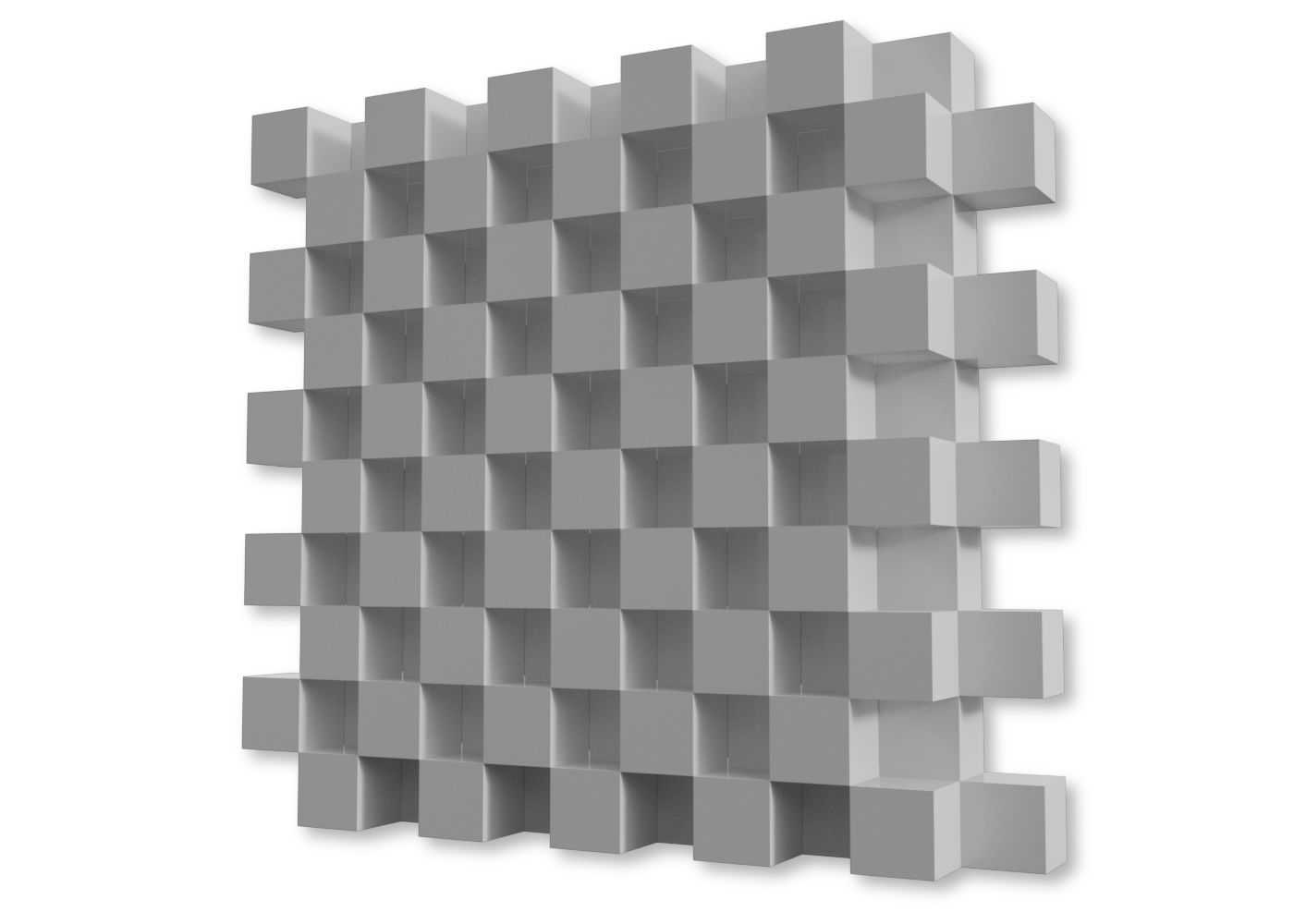 Checkered Cubes - free 3D model | CGTrader