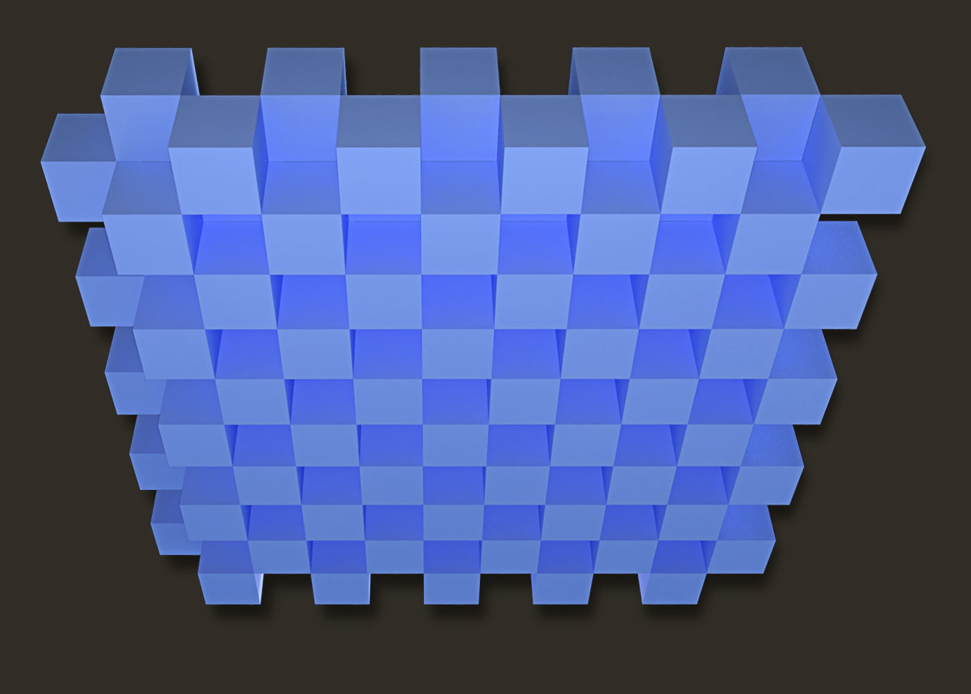 Checkered Cubes - free 3D model | CGTrader