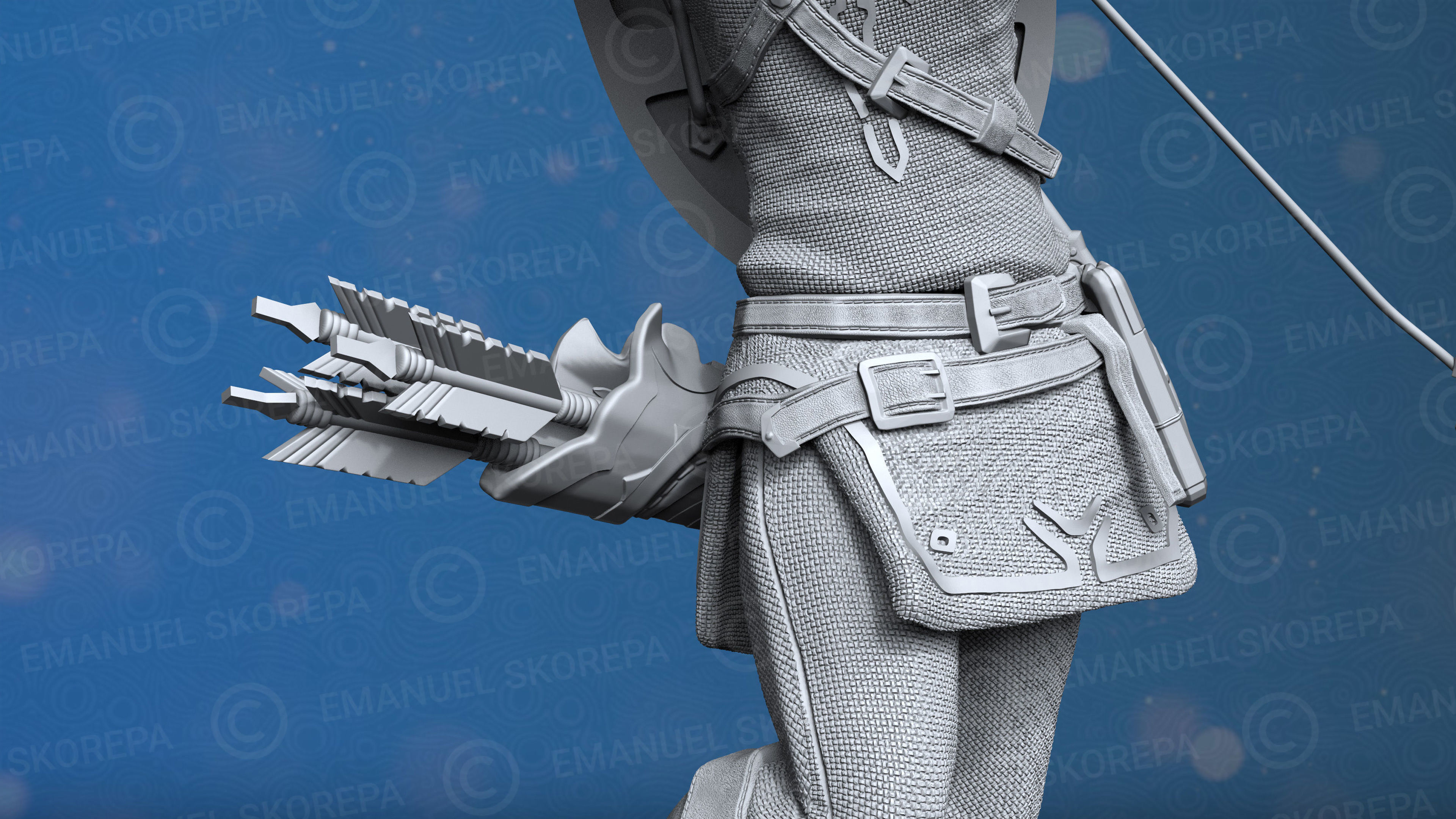 Link The Legend of Zelda Breath Of The Wild 3D model 3D printable ...