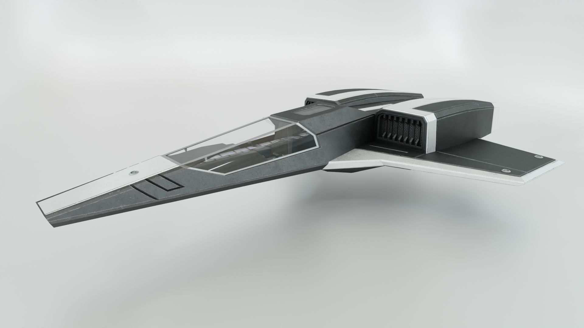 3D model Sci-Fi Space Fighter VR / AR / low-poly | CGTrader