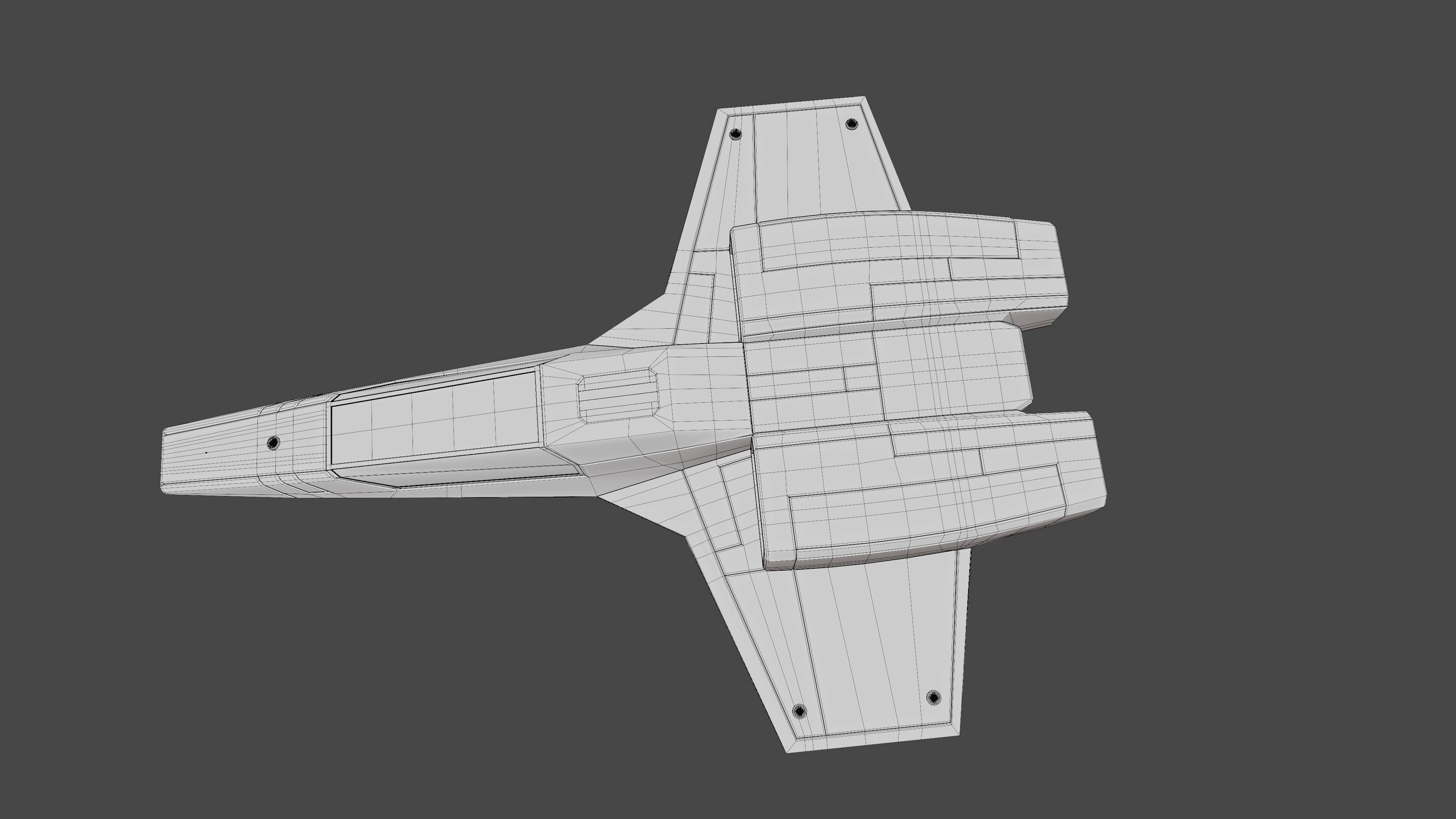 3D model Sci-Fi Space Fighter VR / AR / low-poly | CGTrader