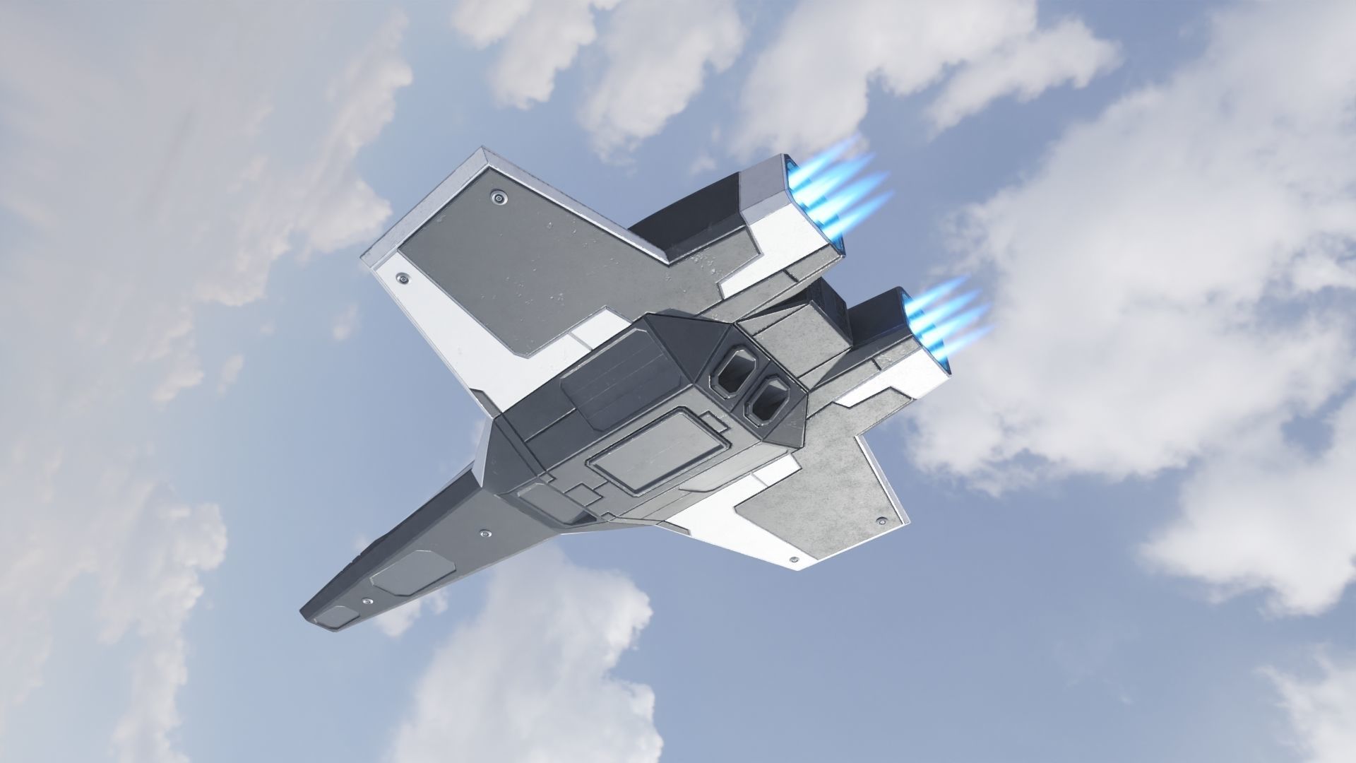 3D model Sci-Fi Space Fighter VR / AR / low-poly | CGTrader