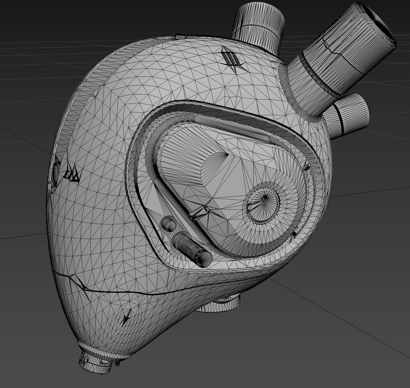 robotic rat head Sci-Fi concept 3D model animated | CGTrader