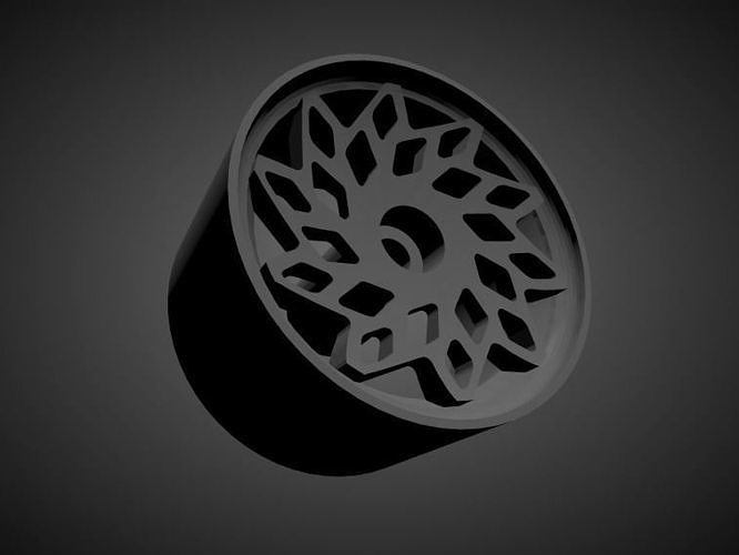 WCI MD1 rims with Brakes and tires for Hot Wheels 3D model 3D printable ...