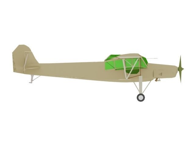 AIRCRAFT STORCH 3D model | CGTrader