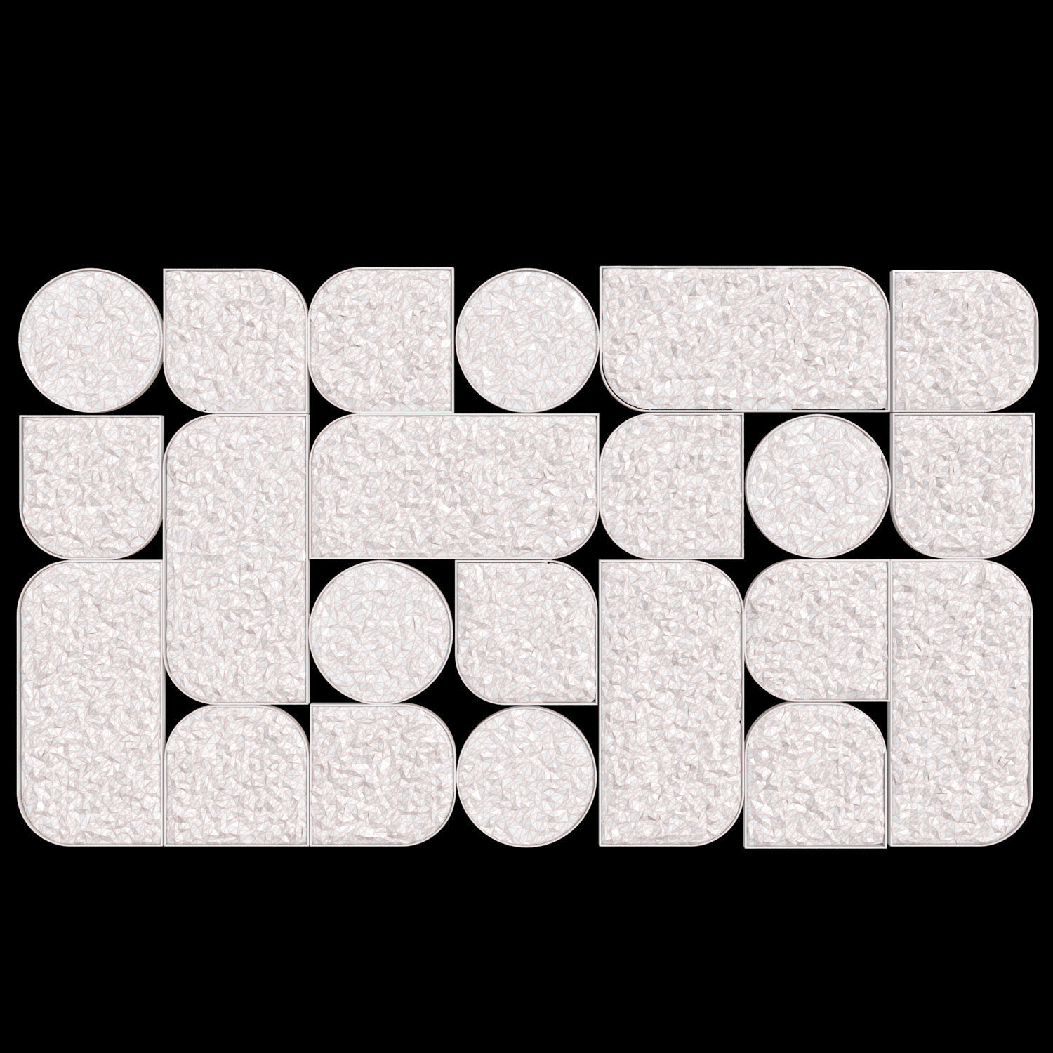 Moss wall panel 3D model | CGTrader