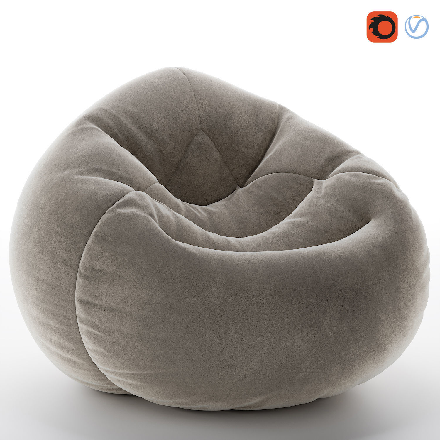 Armchair Ultra Lounge Intex 3D model | CGTrader