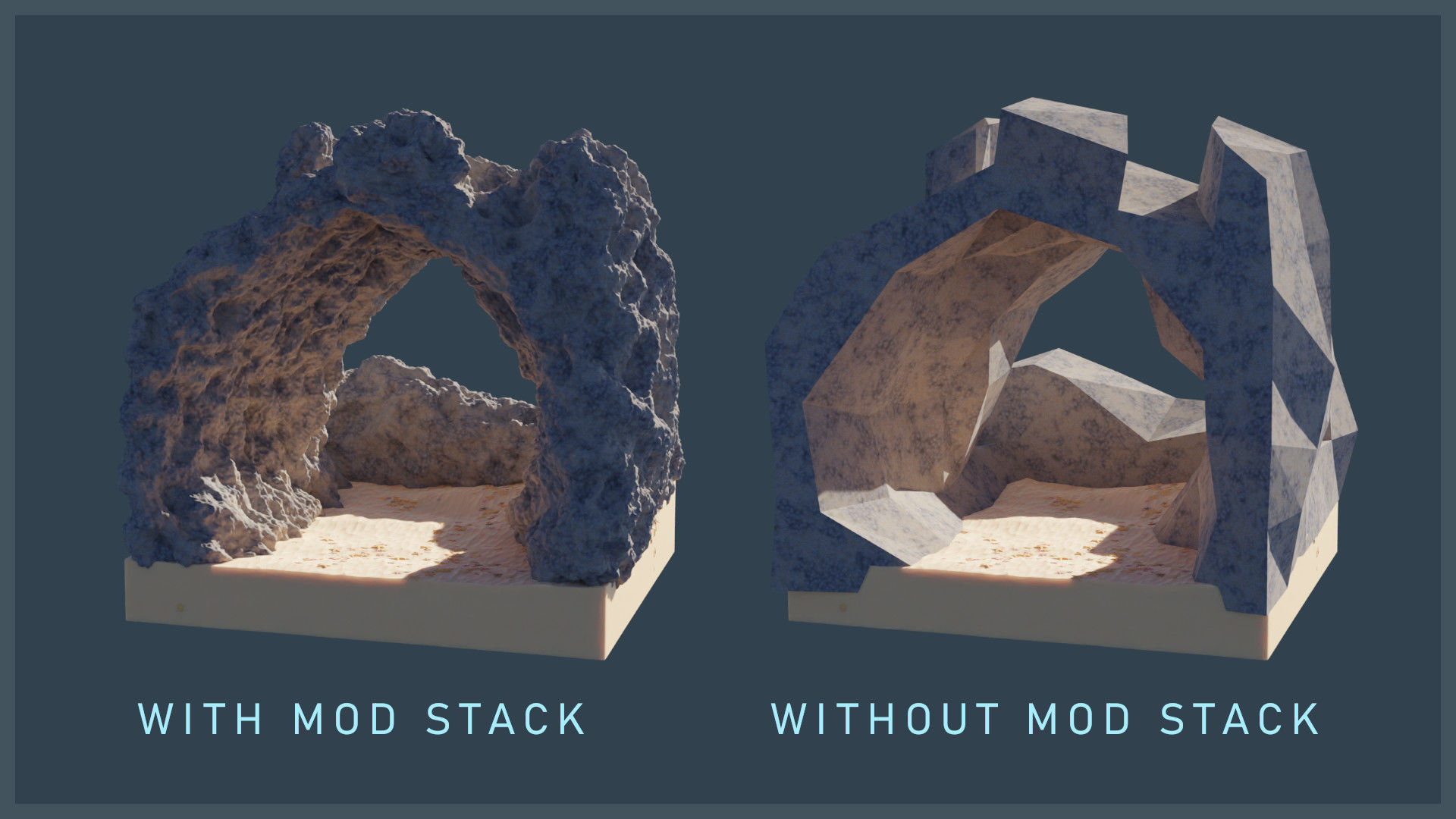 Underwater Cave Environment 3D model animated | CGTrader