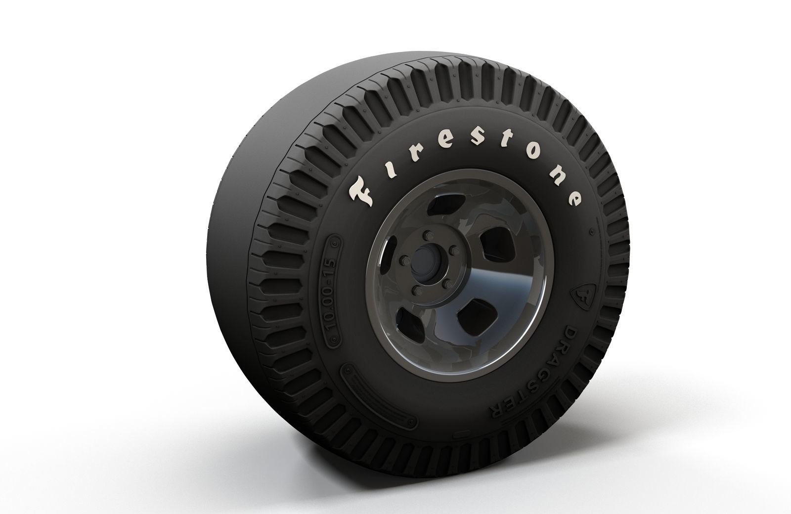 Hot Rod Gasser wheels 3D model | CGTrader
