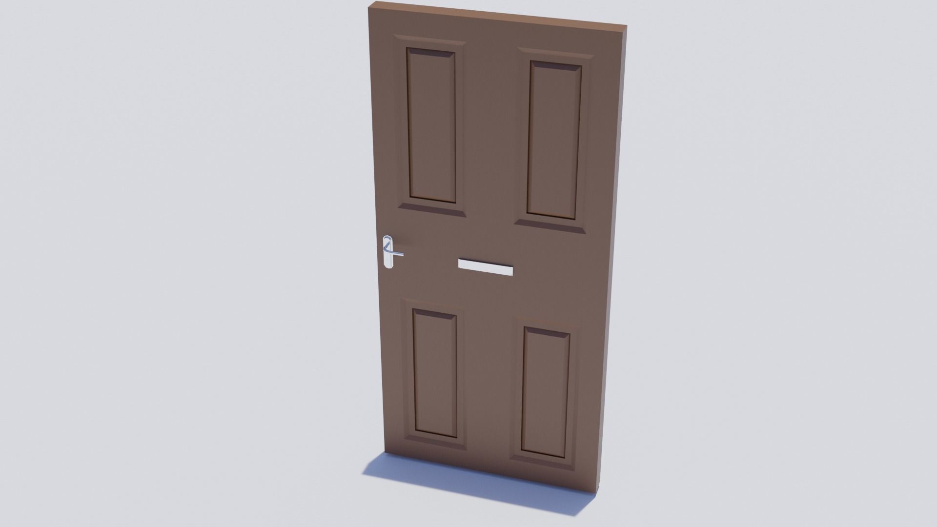 3D model Low Poly Swinging Door VR / AR / low-poly | CGTrader
