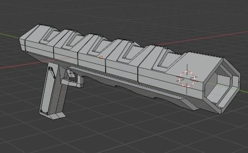 3D model scifi-weapon VR / AR / low-poly | CGTrader