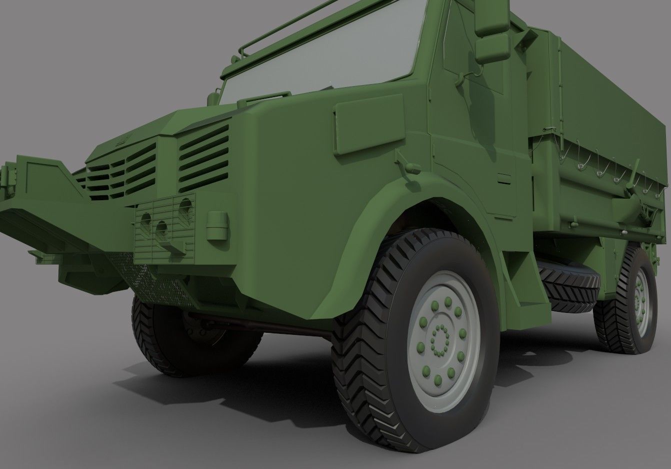 3D model BMC 185 military Truck VR / AR / low-poly | CGTrader