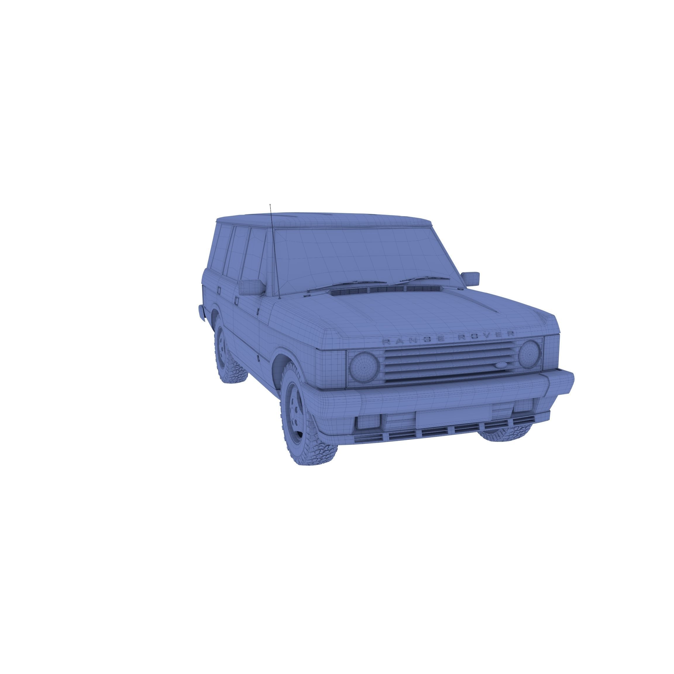 Range Rover Classic RHD v2 3D model | CGTrader
