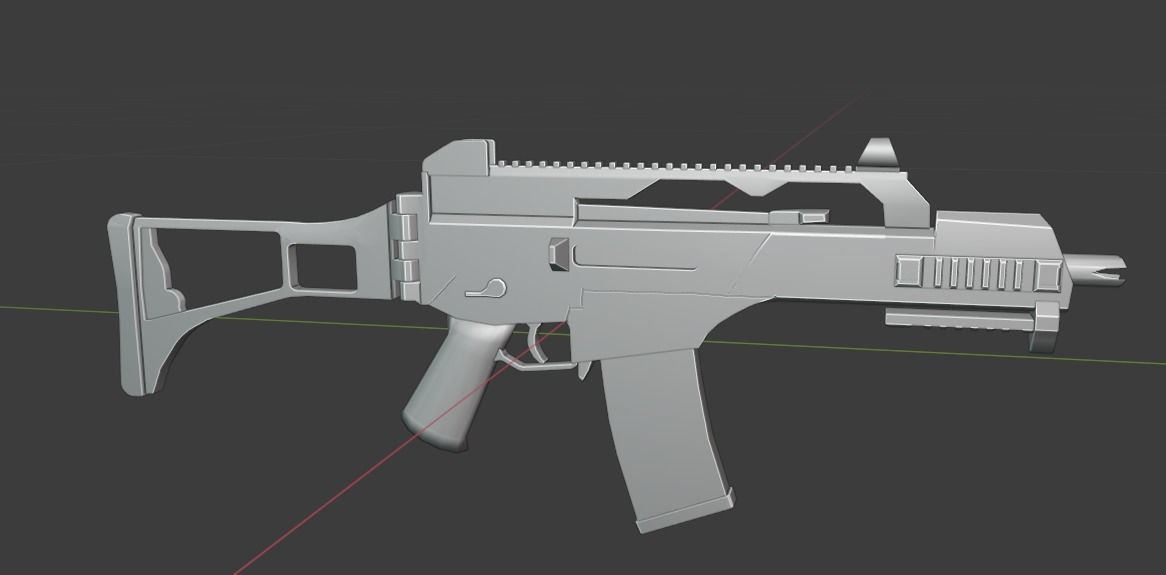3D model G36C WEAPON VR / AR / low-poly | CGTrader