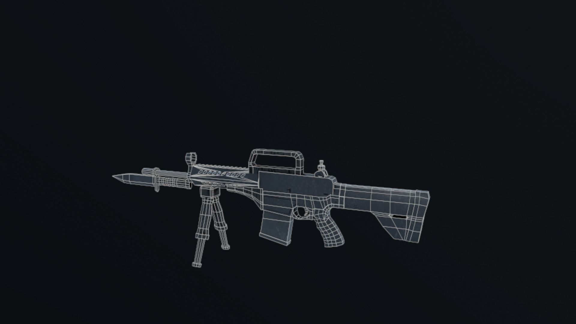 3D model MPT ASSAULT RIFLE VR / AR / low-poly | CGTrader