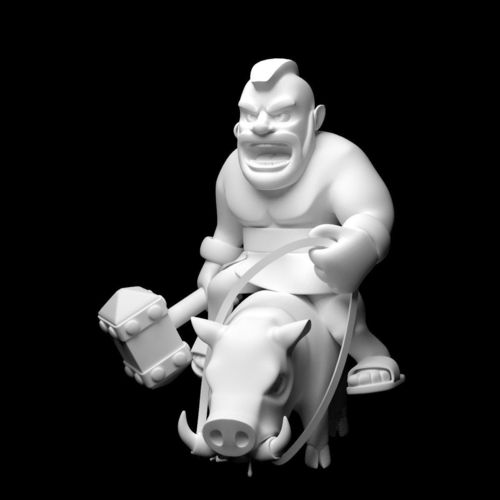hog rider printable 2 3D Model 3D printable STL | CGTrader.com