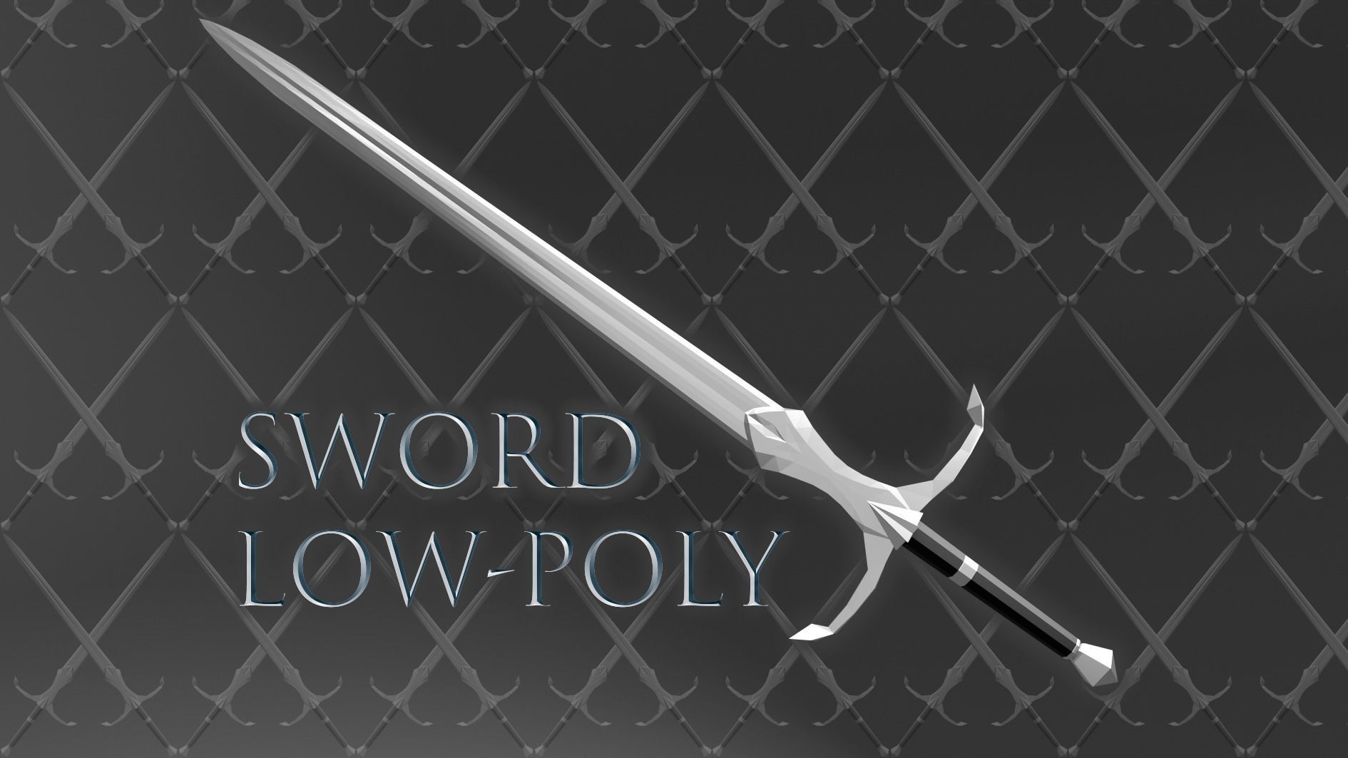 Low-poly sword for your game 3D asset | CGTrader