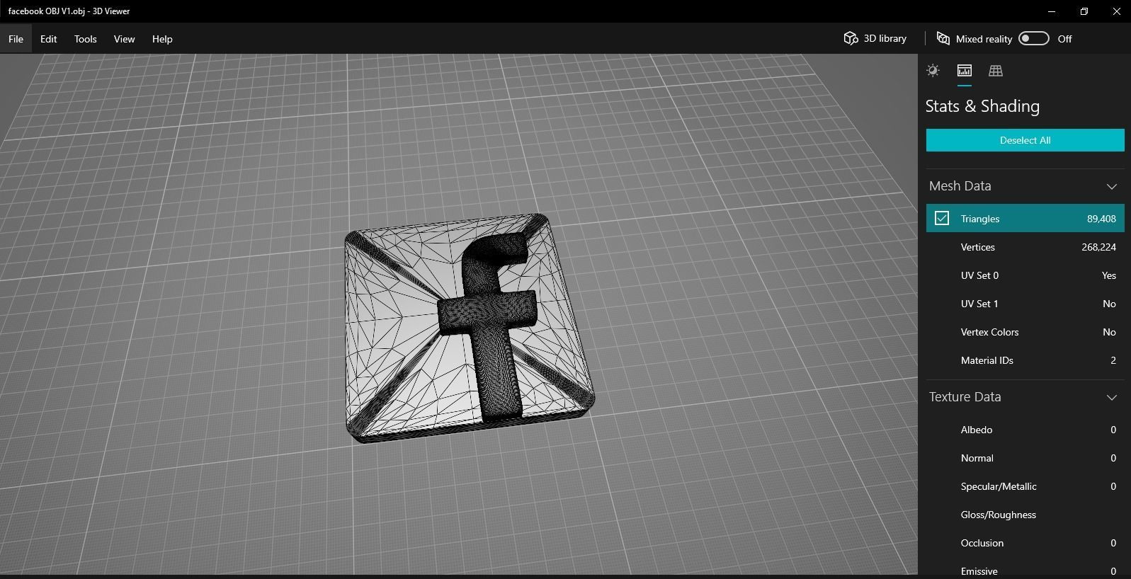 facebook icon 3D model | CGTrader