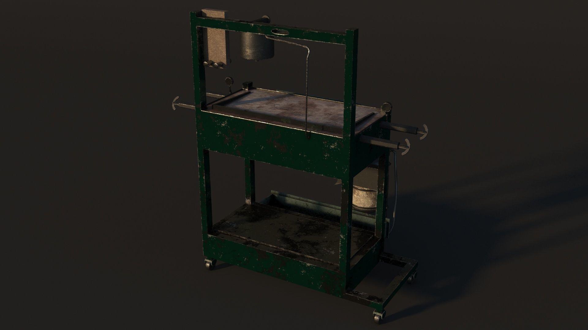 3D model Old Operating Sterilization Asylum low-poly VR / AR / low-poly ...