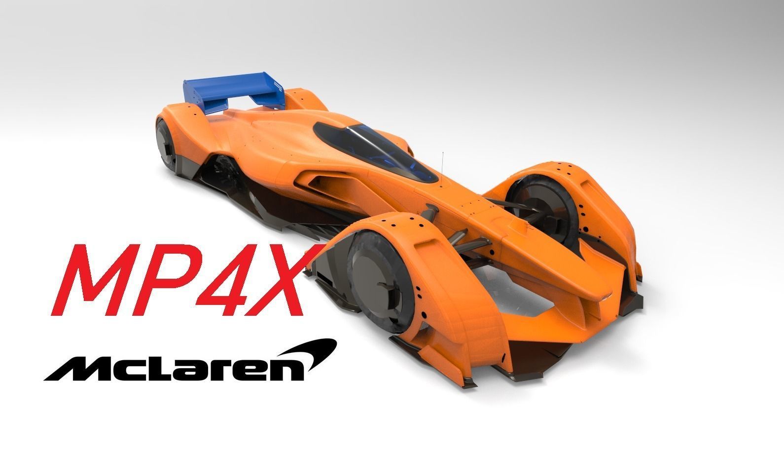 McLaren MP4X 3D model | CGTrader