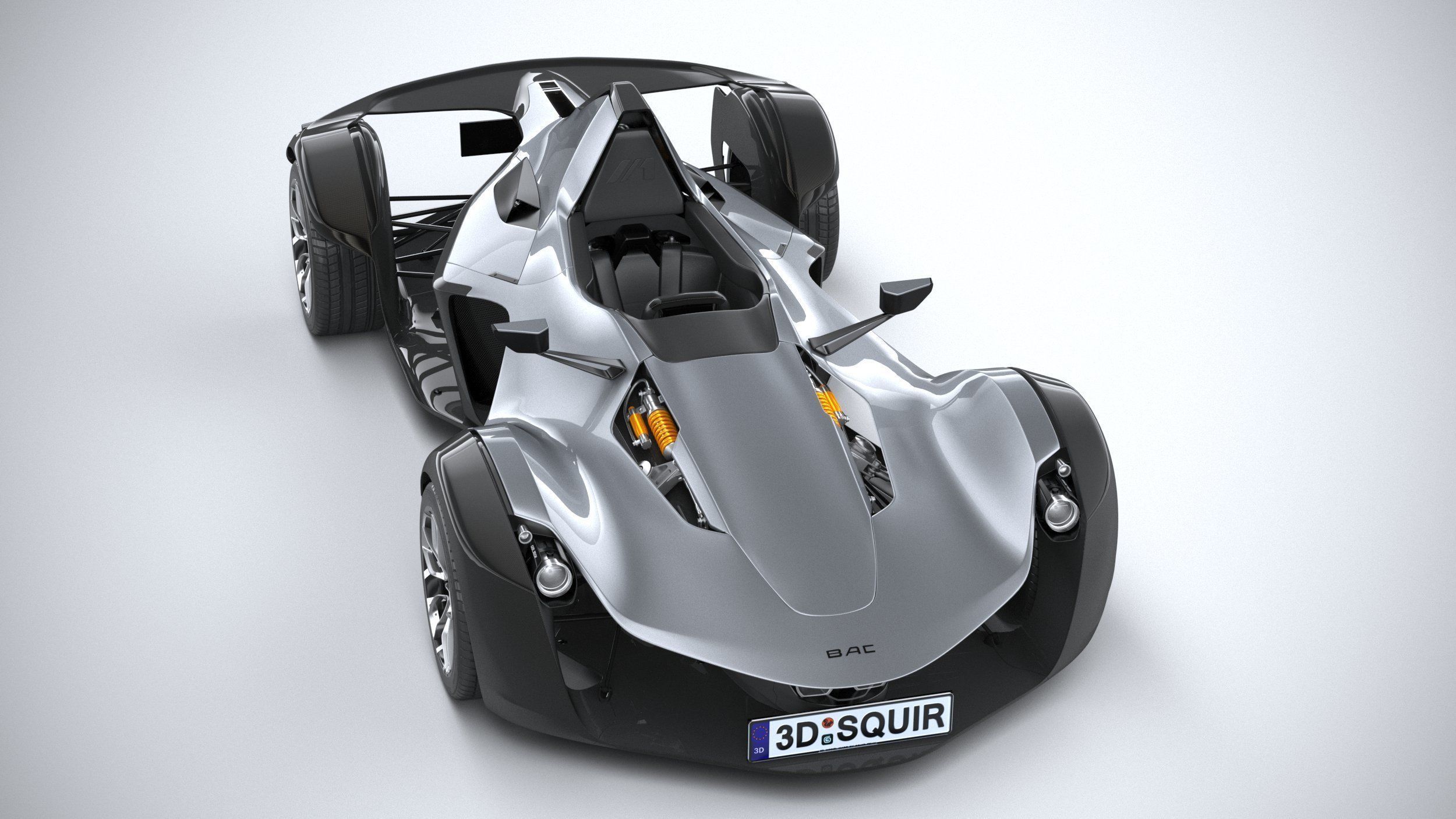 BAC Mono 2020 3D model | CGTrader
